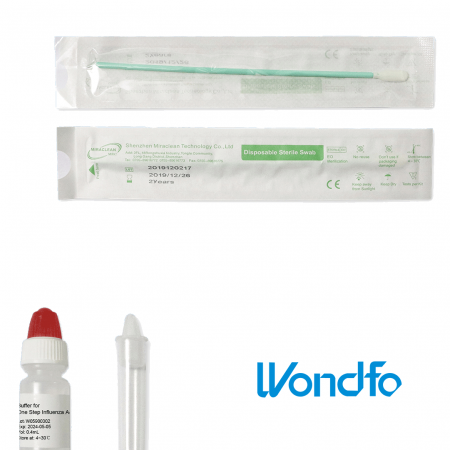 One Step Influenza A and B Test - Wondfo | Rapid FlowFlex Test